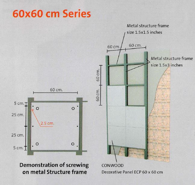 Conwood Decorative Panel ECP 60X60 - Indo Bangunan